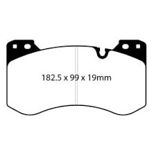 Купить Колодки тормозные DP82454RP1 EBC RP-1 BMW передние M2 G87; M3 ...